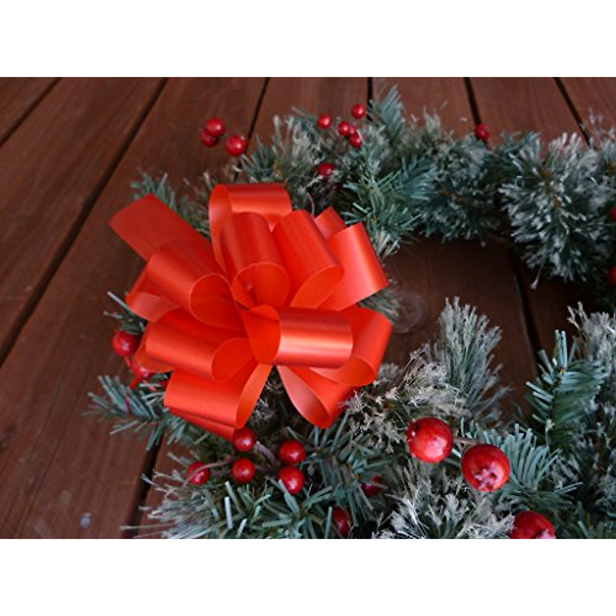 Christmas Gift Pull Bows - 5" Wide, Set of 9, Red, Green, Gold, Stripes, Swirls, Gift Bows, Christmas Presents, Birthday, Boxing Day, Hanukkah, Wreath, Swag, Christmas Tree, Fundraiser