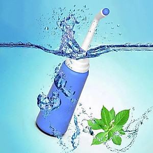 Mini Handheld Bidet for Personal Hygiene Care, Bottom Wiper, 500ML Portable Travel Bidet | Toilet Bidet Sprayer for Men Women Portable Peri Bottle- Perineal Care After Birth, Baby Travel Bathing.