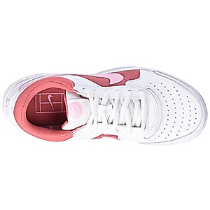 NIKE W Zoom Court Lite 3, Women's Sneaker, White Med Soft Pink Adhoba, 13 AU