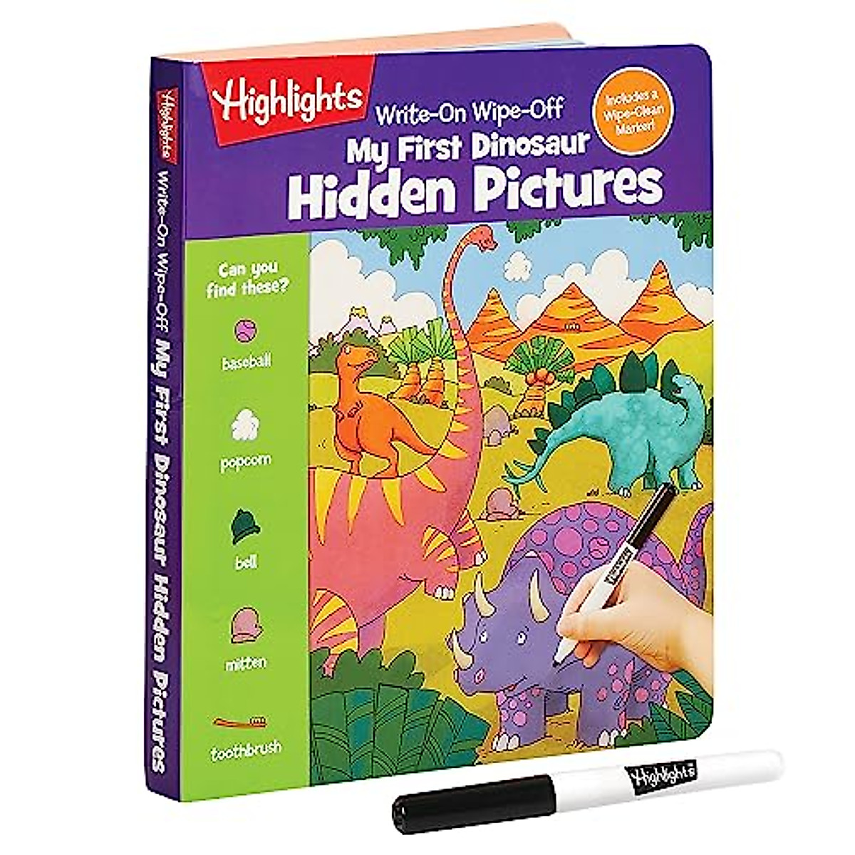 Write-On Wipe-Off My First Dinosaur Hidden Pictures (Write-On Wipe-Off My First Activity Books)