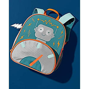 Skip Hop Sparks Little Kid's Backpack, Preschool Ages 3-4, Robot (Discontinued by Manufacturer)