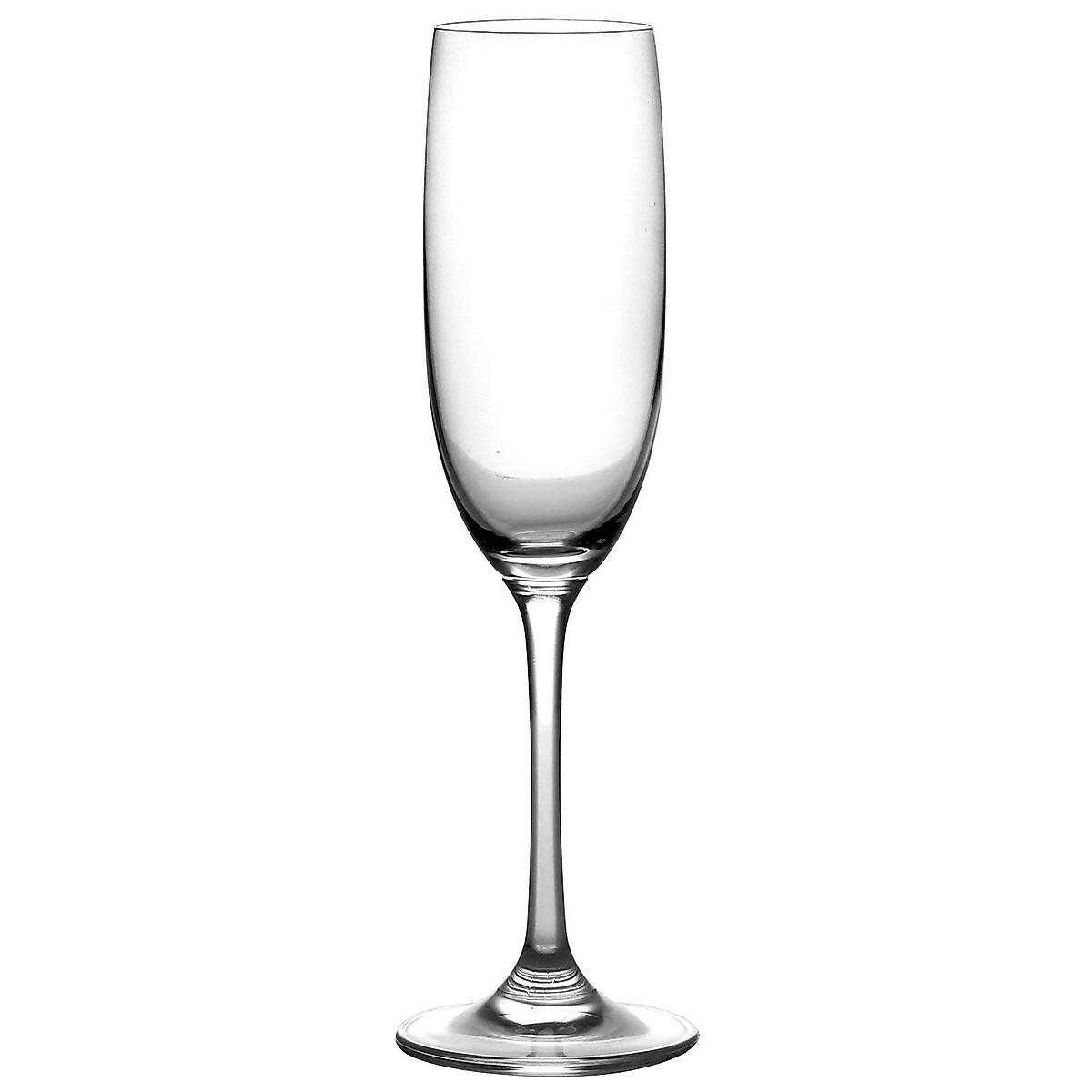 Amlong Crystal Lead-Free Champagne Flutes Glasses, Normal Stem, Set of 4