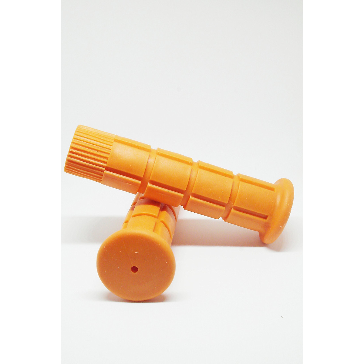 Muzglobal Handlebar End Grips Road Mountain Bike Bicycle Soft Rubber (Orange)