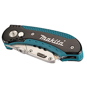 Makita Quick Change Folding Utility Knife with 10 Blades