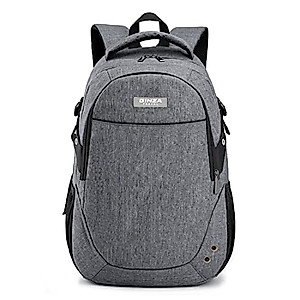 PRIMICIA GinzaTravel Laptop Backpack Anti Theft Water Resistant Backpacks School Computer Bookbag (GREY)