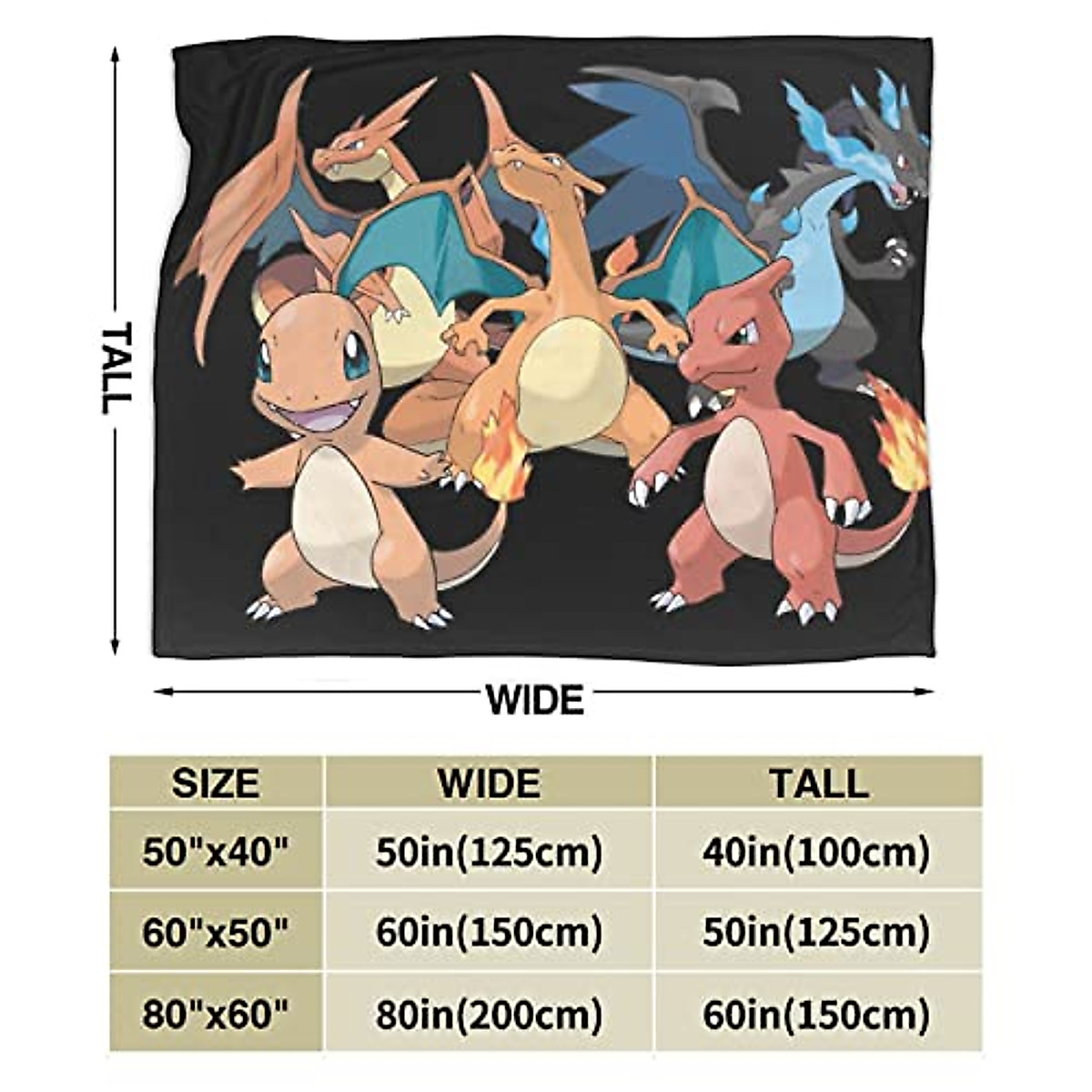 4414 Interesting Flannel Fleece Blanket for Beding Cozy Plush Throw Lightweight Decorative Air Conditioner Towel Couch Sofa Chair Office Travelling Camping Gift 60*50inch,Black