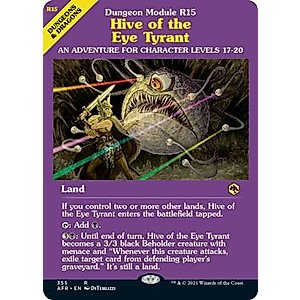 Magic: The Gathering - Hive of The Eye Tyrant - Dungeon Module - Adventures in The Forgotten Realms