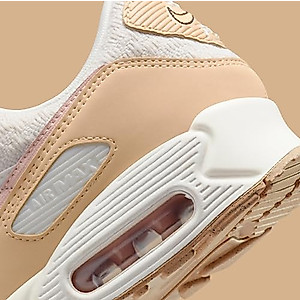 Nike Women's Air Max 90 Shoes, Sail/Phantom/White Onyx/Arctic, 10