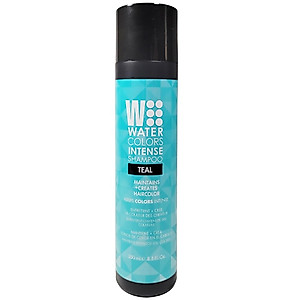 Watercolors INTENSE Semi Permanent Color Depositing Shampoo. Sulfate & Paraben Free to Maintain & Enhance Hair Color 8 fl oz - TEAL