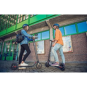 Segway Ninebot ES2 Electric Kick Scooter, Lightweight and Foldable, Upgraded Motor Power, Dark Grey Large