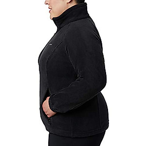 Columbia Women's Benton Springs Full Zip, Black, Petite Small