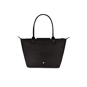 Longchamp 'Medium 'Le Pliage Green' Nylon Tote Shoulder Bag, Black