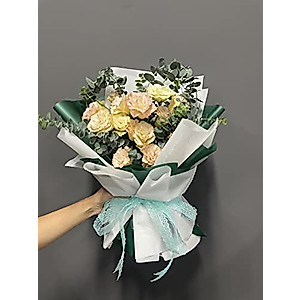 LWFyyds Waterproof Floral Wrapping Paper Flower Bouquet Gift Wrap Korean Florist Supplies - Gouache