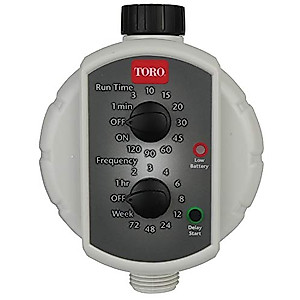 Toro 53453 Low-Pressure Tap Timer, Light Grey