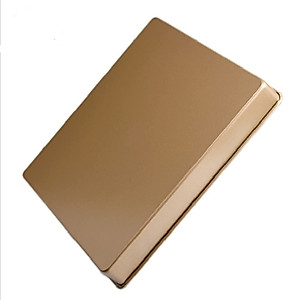 Tanghao Square Baking Pan, 11x11 Inch Nonstick Square Cake PanBaking Sheet PanSquare Cookie Sheet, Carbon Steel & Champagne Gold