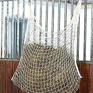 Orgrimmar Slow Feed Hay Net Bag with Small Opening for Horse Full Day Feeding(63” x 40”)