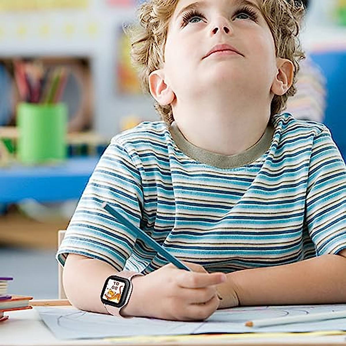 Ookids 3 Pack Leopard Engraved Bands Compatible with Verizon Gizmo Watch 1/2/3 Band Replacement for Boys Girls, Gabb Watch Strap SyncUP Kids Watch Band, 20mm Soft Silicone Sport Wristbands