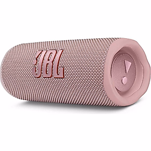 JBL Flip 6 - Waterproof Portable Bluetooth Speaker, Powerful Sound and deep bass, IPX7 Waterproof, 12 Hours of Playtime with Megen Hardshell Case - Pink