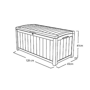 Keter 17198358 Storage Box, Brown