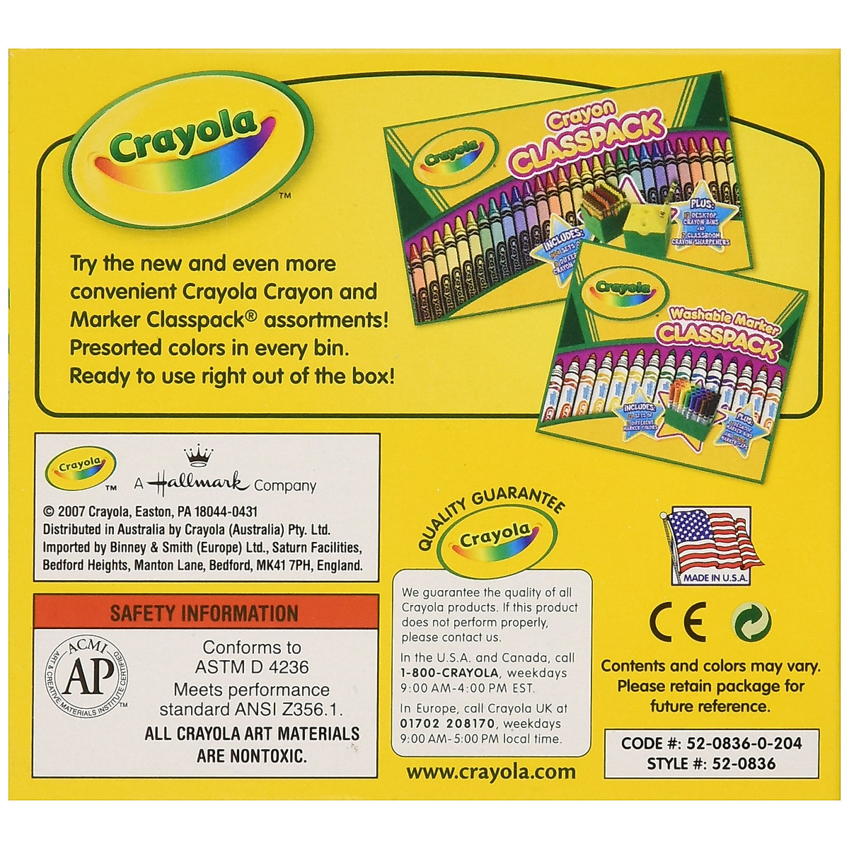Crayola Crayons, White, Single Color Crayon Refill, 12 Count Bulk Crayons, School Supplies