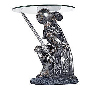 Design Toscano Battle-worthy Knight Sculptural Table