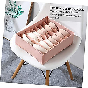 Alipis 1 Set/3pcs Underwear Storage Box Drawers for Clothes Dresser Drawer Hanging Drawers for Closet Storage Bags for Clothes Socks Organizer Drawer Divider Panties Organizer Box Grid