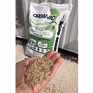 Eco Solutions Organic Melt Premium Granular Ice & Snow Melt - Pet Friendly, Plant and Concrete Safe Beet Deicer - 10kg Bag (22 lbs) (1)