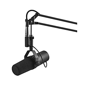 Shure SM7B Cardioid Dynamic Studio Vocal Microphone with Shure SRH840A Professional Studio Closed-Back Over-Ear Monitoring Headphones