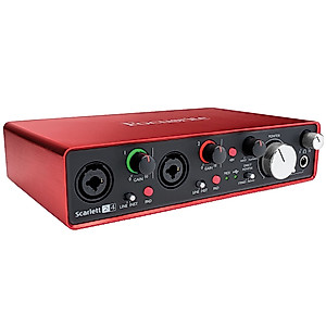 Focusrite Scarlett 2i4 (2nd Gen) USB Audio Interface with Pro Tools | First
