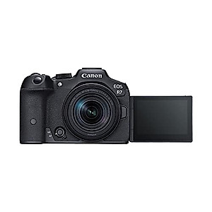Canon EOS R7 RF-S18-150mm F3.5-6.3 is STM Lens Kit, Mirrorless Vlogging Camera, 32.5 MP Image Quality, 4K 60p Video, DIGIC X Image Processor, Dual Pixel CMOS AF, Subject Detection, Content Creators