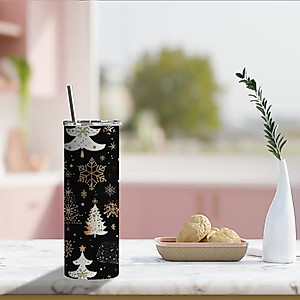 Medpol Christmas Tree insulated tumblers，Christmas Tree coffee cup Gift，Christmas Tree Drinking Glasses-Tea Cup-Coffee Mug tumbler with lid and straw 20 oz insulated tumbler cups