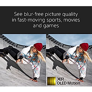 Sony 55 Inch 4K Ultra HD TV A95K Series: BRAVIA XR OLED Smart Google TV with Dolby Vision HDR,Bluetooth, Wi-Fi, USB, Ethernet, HDMI and Exclusive Features for The Playstation- 5 XR55A95K- 2022 Model