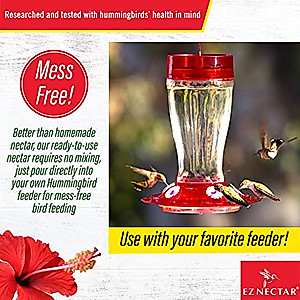 EZNectar Happy Hummers! Clear Ready-To-Use Hummingbird Nectar, 33.8 oz