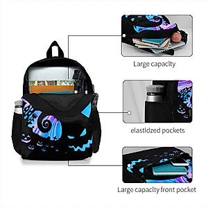 ANGRUI78 Simple Backpack Large Capacity Laptop Bag Casual Backpack Travel Backpack Black, One Size