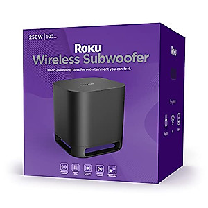 Roku Wireless Subwoofer (for Roku Streambars or Roku TV)