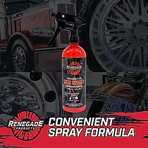 Renegade Products USA - EZ Red Sprayable Metal Polish & Cleaner, Chrome, Aluminum, Stainless Steel & More, 24oz