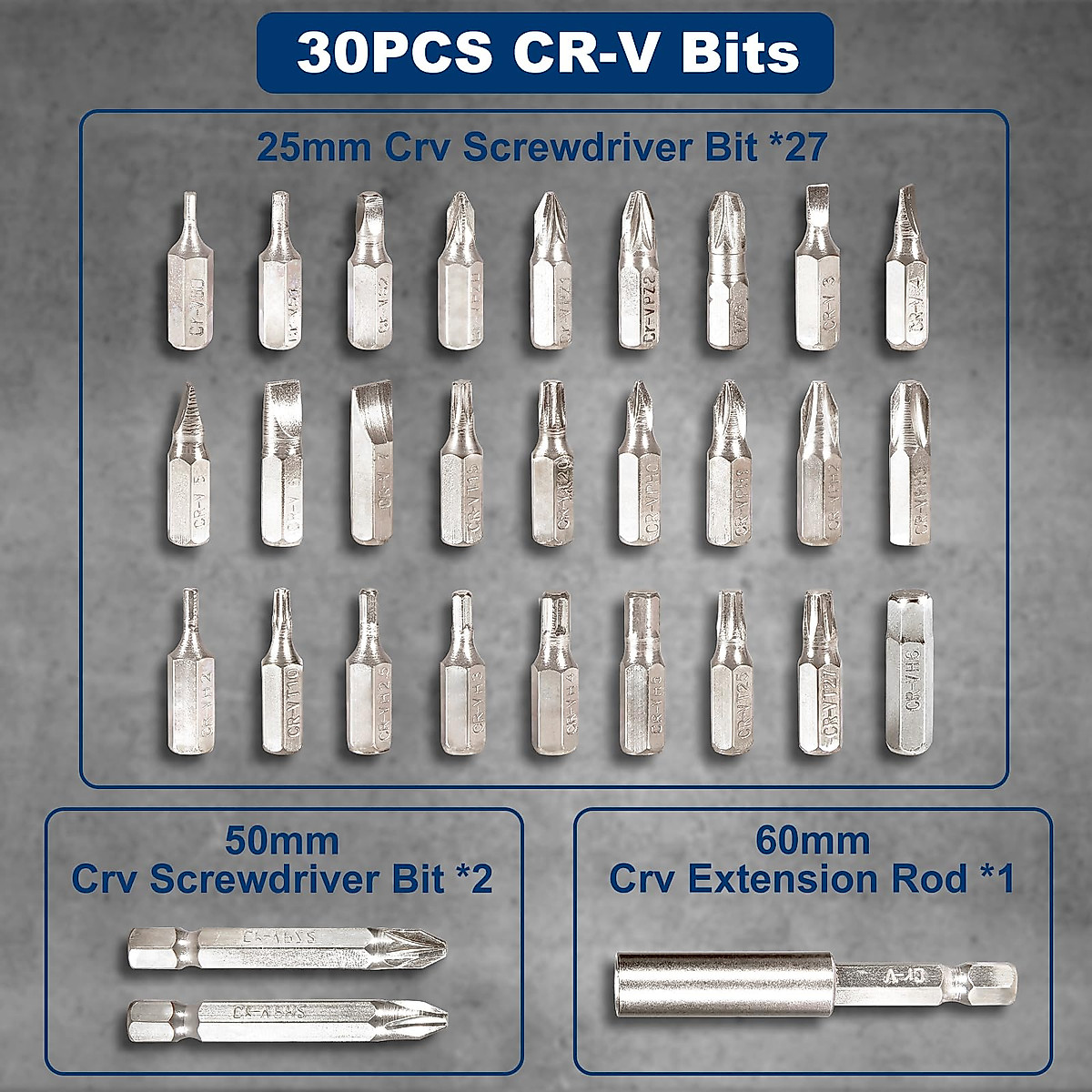 Electric Screwdriver, SORAKO Cordless Screwdriver Rechargeable 4V Max, Power Screwdriver with LED Light, 1300mAh Battery Screwdriver 6 Nm 30 PCS Screw Gun Accessories for Home DIY, Car Repair