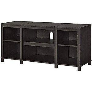 Mainstay Parsons Cubby TV Stand Holds Up to 50" TV - Black Oak (Espresso (TV Stand ONLY))