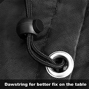 Skyour Weatherproof 2-Person Double Wide Outdoor Patio Rattan Daybed Sofa Recliner Chaise Lounge Protective Dust Furniture Cover 82in 1PCS