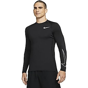 Nike Pro Dri-Fit Men's Slim Fit Long-Sleeve Top (Black, X-Large)