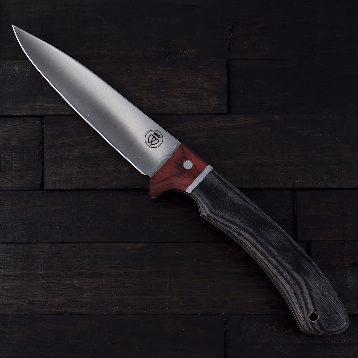 Prince of Scots 4.5 Inch Paring/Utility Knife | Extra-Large Handle | Premium Steel, Multipurpose Straight Edge, Spear Point