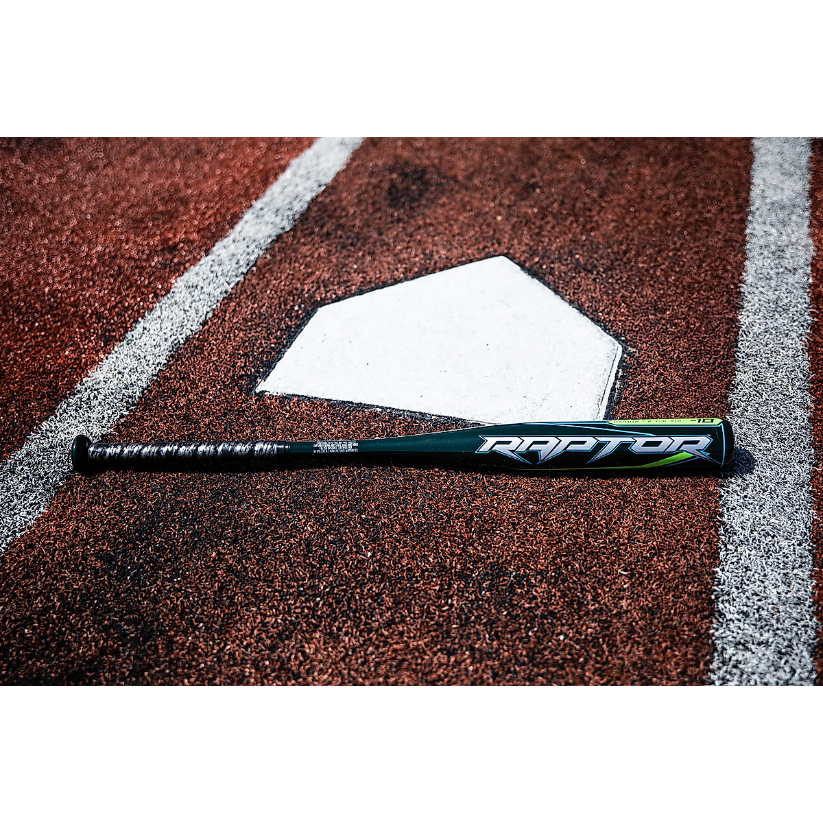 Rawlings | RAPTOR Baseball Bat | USA | -10 | 1 Pc. Aluminum | Dark Green | 29 inch