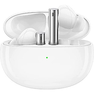 realme Buds Air 3 Wireless Earbuds, Active Noise Cancellation, 10mm Dynamic Bass Boost Driver, Up to 30 Hours Playtime, IPX5 Water Resistance - (White)