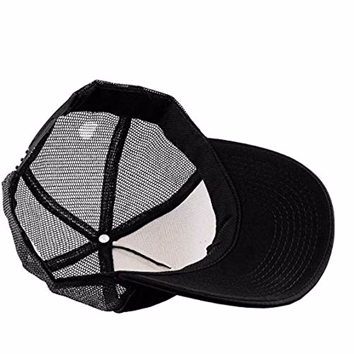 ALLNTRENDS Adjustable Trucker Hat Capsule Corp Embroidered Mesh Baseball Cap Adult Graphic Anime Hats (White)