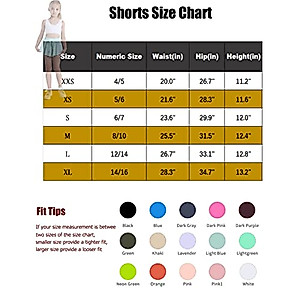 3 Pack Butterfly Flowy Shorts Skirts for Girls Tennis Cheer Stuff Athletic Preppy Running Sports Skirt for Teen Girls（Black, White, Rose red, M