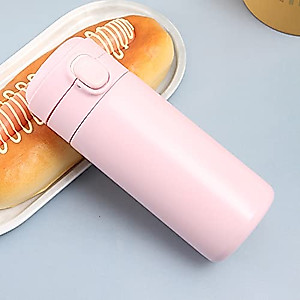 420ML Insulated Bottles, Insulated Stainless Steel Water Bottle (Pink)