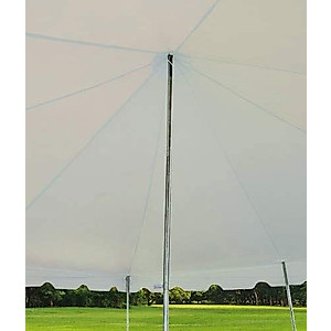 Party Tents Direct 20' x 40' Weekender Canopy Tent with Sidewalls, Easy Up Party Tent for Backyard, Outdoor Tents for Parties, Weddings, Graduations, Banquets, Events, Heavy Duty, PVC White Top