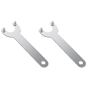 Tuckaner AG452K Wrench fits Ryobi Angle Grinder Replacement Tool Part 039028001052 039028007053 (2pcs), Silver