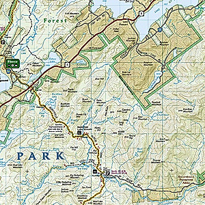 Northville-Placid Trail Map (National Geographic Trails Illustrated Map, 736)