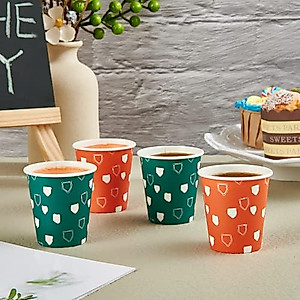 JOLLY PARTY 3 oz Bathroom Cups, 360 Pack Small Mini Paper Cups, Disposable Mouthwash Cups for Bathroom, Espresso, and Event